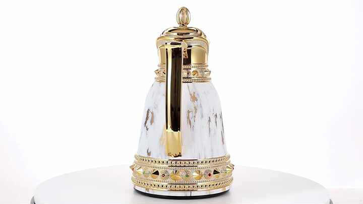 Dallah Arabic coffee pot Glass inner Arabic coffee maker Arabic Tea ...