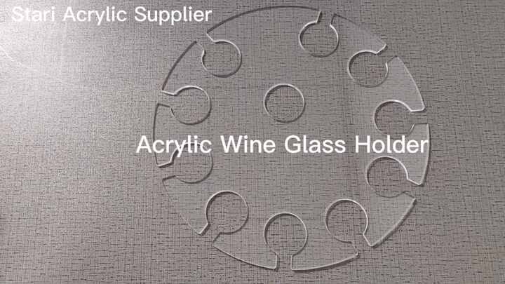 Custom Clear Acrylic Champagne Flute Serving Tray - Eco-Friendly ...