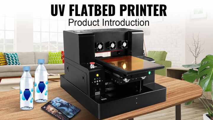 Vevor A3-L805 Flatbed UV Printer - Automatic Inkjet Printing Machine ...
