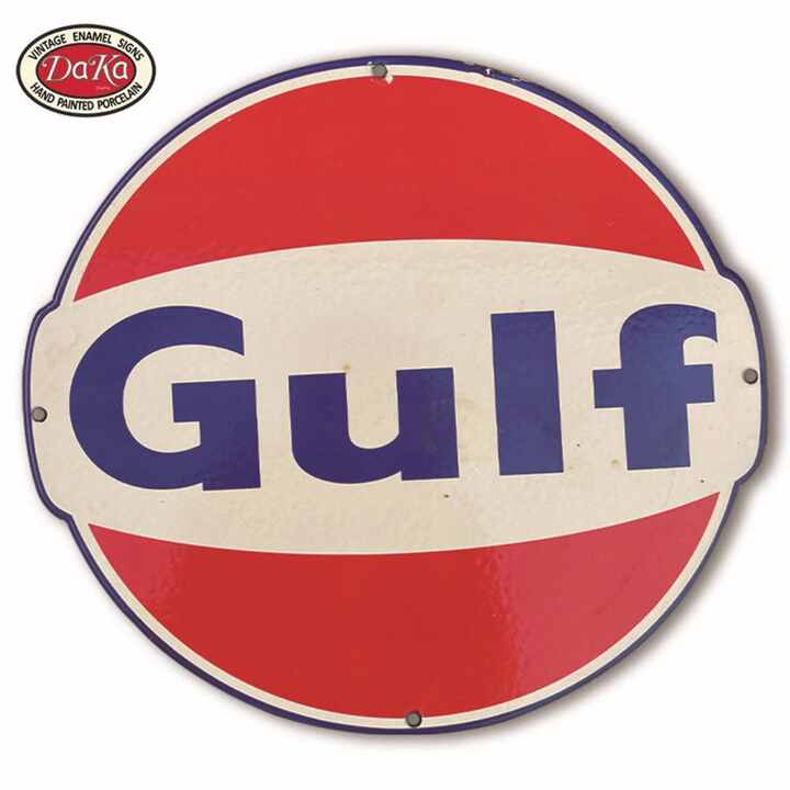 Wholesale Gilmore Gasoline Oil Outdoor Metal Tin Sign