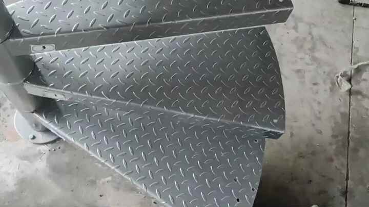 Outdoor Powder Coated Tread Spiral Staircase Step - Durable Metal ...