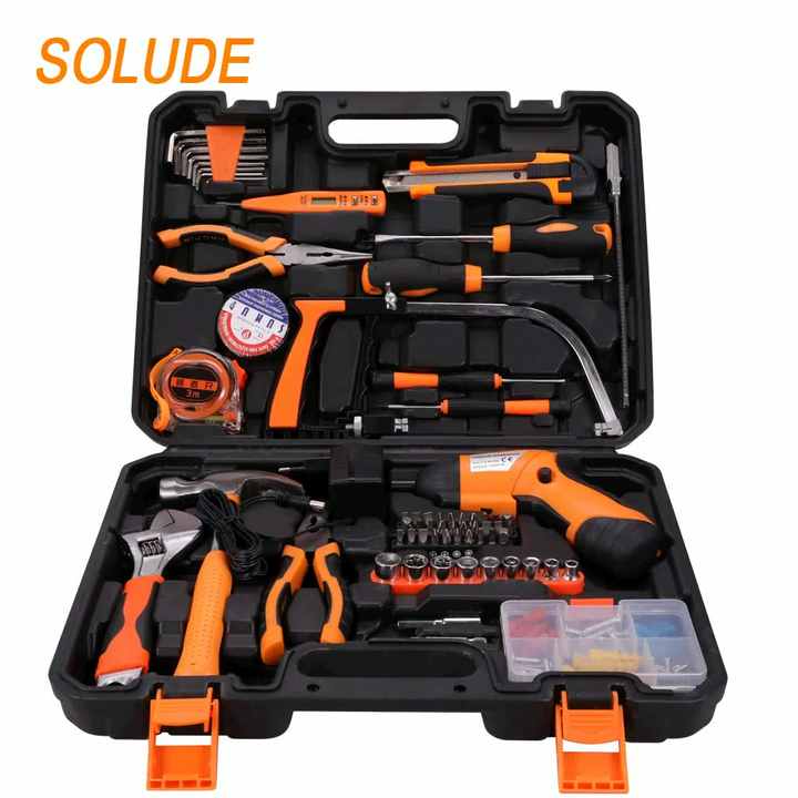 SOLUDE Electric Screwdriver Case - 115 Piece Tool Kit