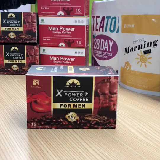 Private Label X-Power Max Energy Maca Black Coffee Powder for Men ...