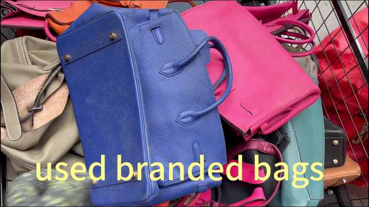 Fashion designer ukay ukay pre-loved brand lady bags used original bag thrift ladies leather ...