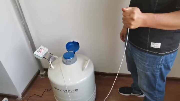 cryogenic biological liquid nitrogen container monitoring monitor with ...