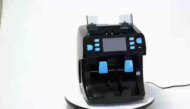 Mixed Bill Counter Cash Banknote Multi-currency Counting Machine 1+1 ...