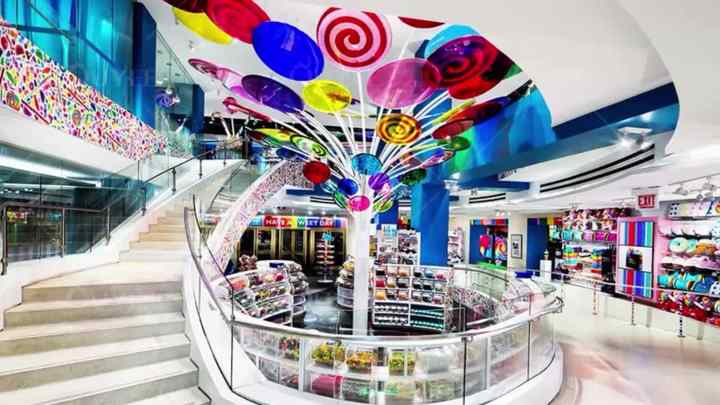 Modern Style Candy Chocolate Store Display Interior Design Decorations ...