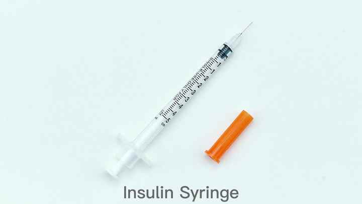 Sterile Disposable Medical Painless Insulin Syringe With Fixed Fine ...