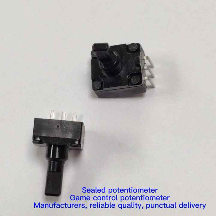 Auto Center Adjustable Lock Metal Shaft Rotary Potentiometer 9mm 10K ...