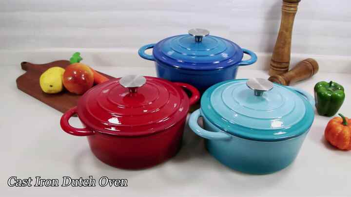 Enamel Cookware Sets - Durable Cast Iron Dutch Ovens