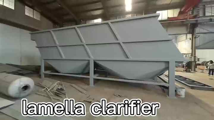 Lamella Clarifier Industrial Wastewater Treatment Plant efficient water ...