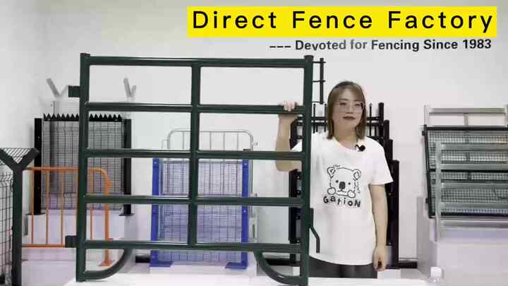 Heavy Duty Movable Steel Livestock Fencing Panels & Gates