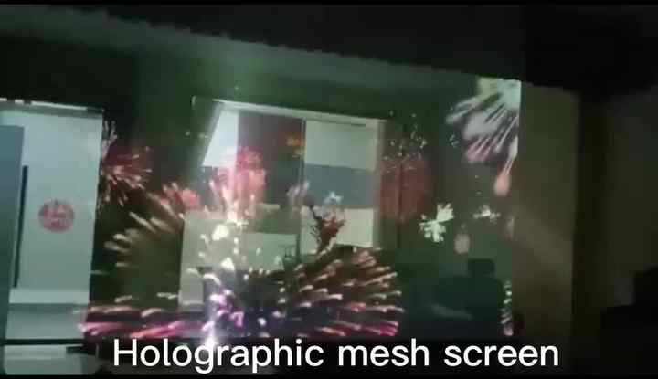 Hologram Projector - 3D Holographic Mesh Projection Screen