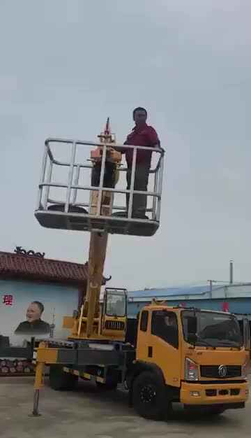 360 Rotating Crane Gondola Knuckle Boom Lift Manbasket Platform For ...