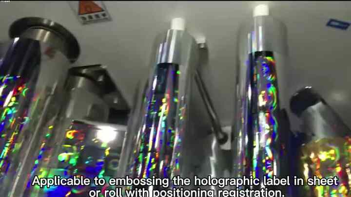 Automatic Hologram Film Printing Machine - 3D Label Printer