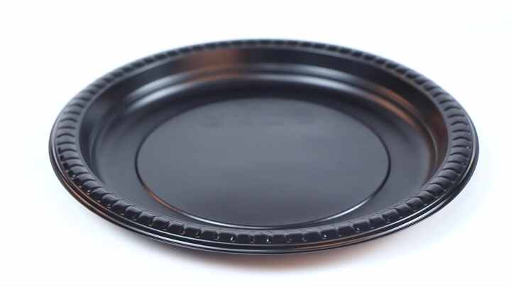 YANGRUI Reusable Plastic Plates 9 Inch Food Grade Disposable Party ...