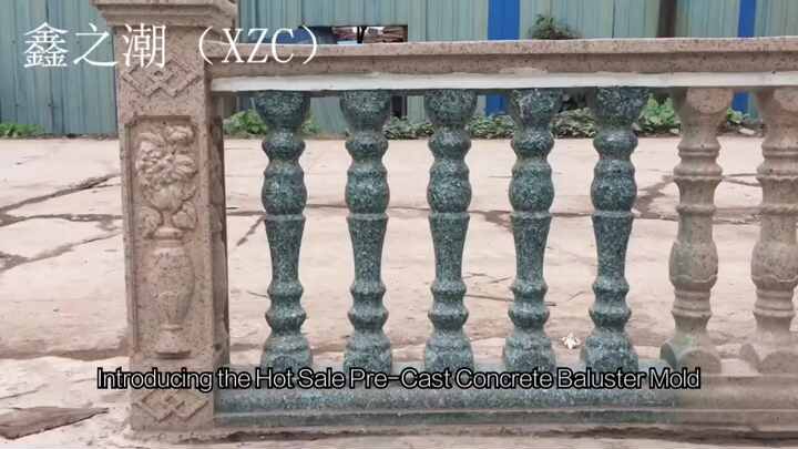 Hot Sale Pre-Cast Concrete Baluster Mold Plastic Tile Stone Form ...