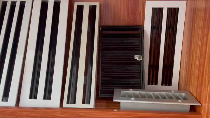 Modern AC Vent Cover - White Decorative Grille for HVAC