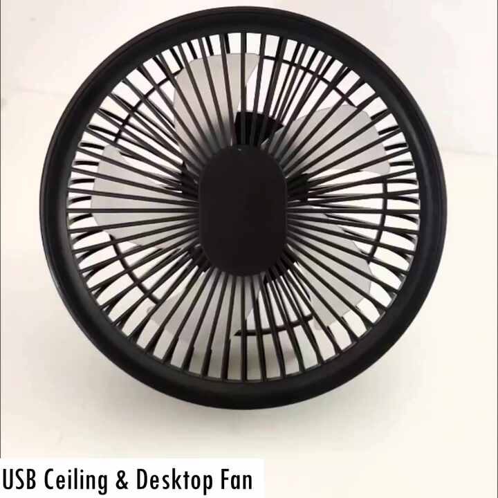 Mini Plastic Ceiling Fan - Portable, Rechargeable & Versatile