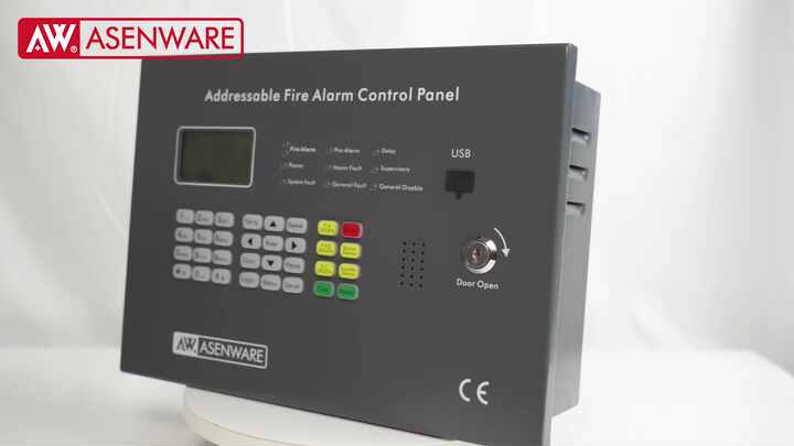 Asenware 128 Points Addressable Fire Alarm Panel - Reliable Safety