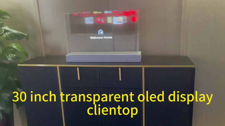 New Size 30 Inch Transparent Oled Display Touch Screen Ultra Thin See ...