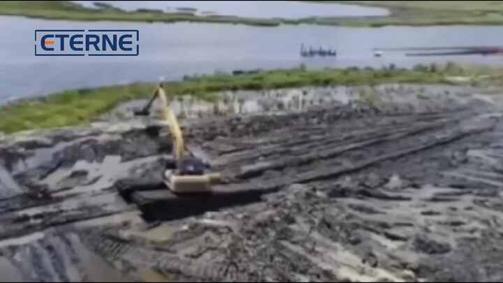 40 Ton Amphibious Excavator - High Efficiency Swamp Buggy