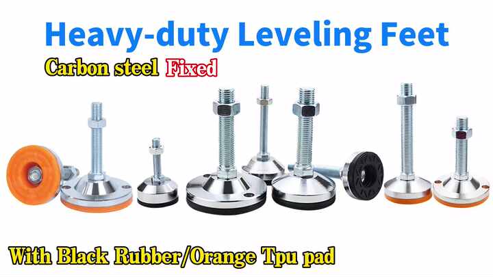 Heavy Duty Leveling Feet M30 Steel Adjustable Legs with 120mm Base and ...