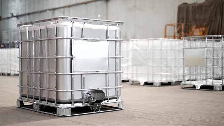 1000L Stainless Steel Water IBC Tote Tank - Durable & Versatile
