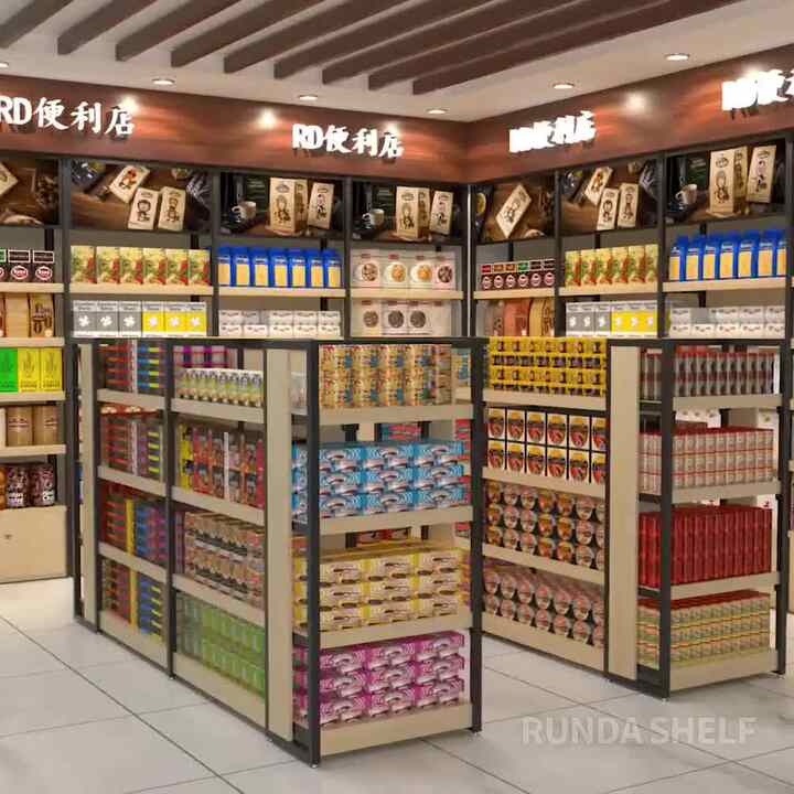 Supermarket Shelves - Durable, Customizable Display Solutions