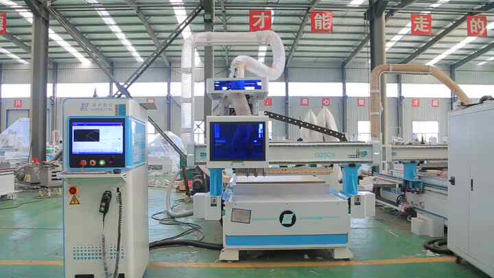 4x8 5x10 Automatic Tool Changer Linear Spindle ATC CNC Router for Wood ...