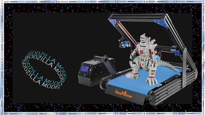 Ideaformer IR3 V2 3D Printer with Conveyor Belt, Infinite Z Printing ...
