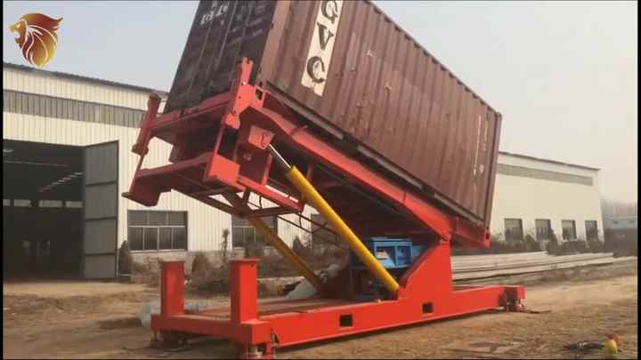 20ft 40ft 90 Degree Hydraulic Container Tilter Use For Loading And Unloading Container - Buy ...