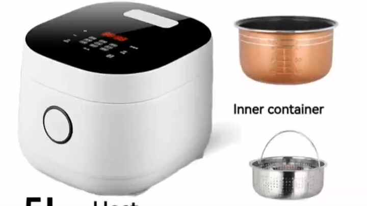 5L Smart Cooking Rice Coker - Efficient Multifunctional Cooker