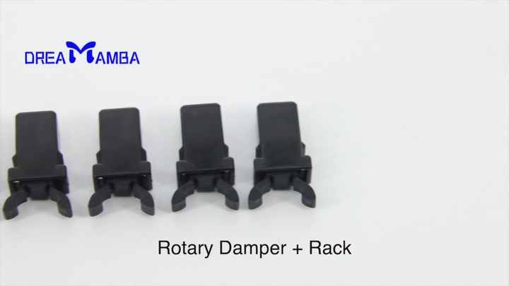 Small Rotary Damper Plastic Hydraulic Bidirectional 6mm