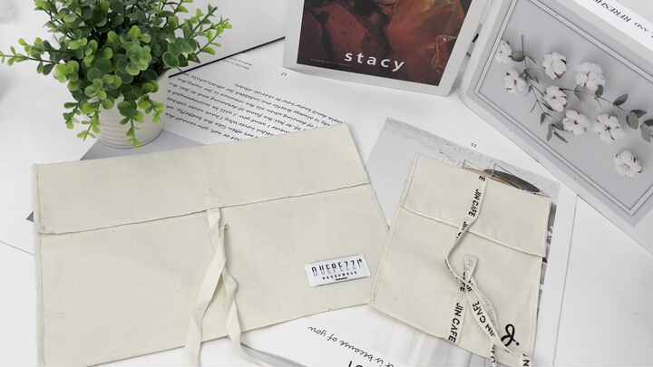 High-quality Soft Custom Cotton Envelope Packaging Dust Bag Twill ...