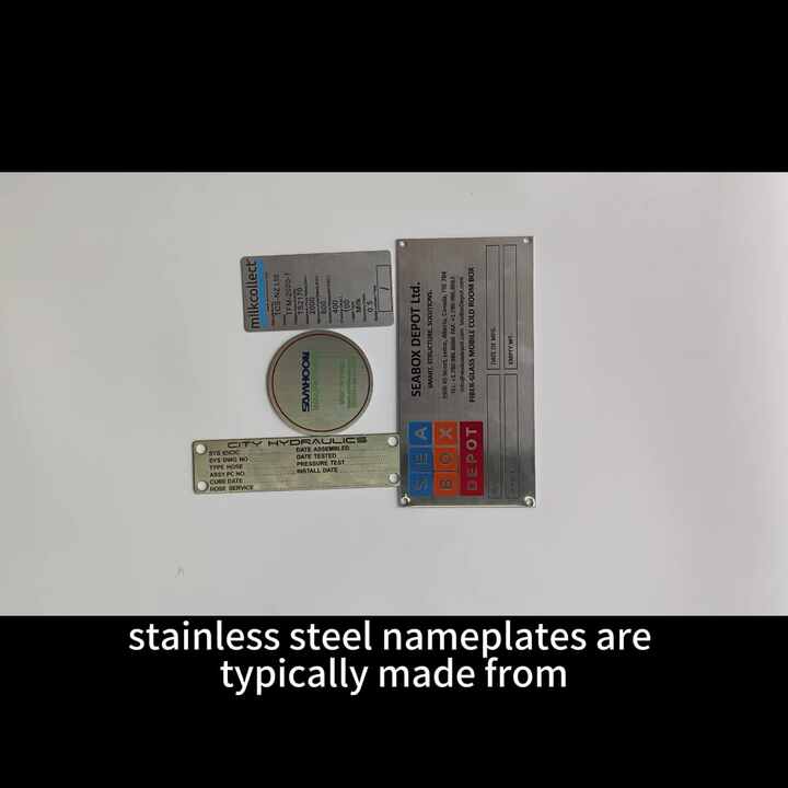 Durable Metal Crafts - Customized Stainless Steel Nameplates