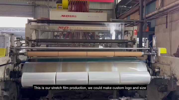 18 Inch 20 Microns Stretch Film LLDPE Hand Use Machine Use Packaging ...