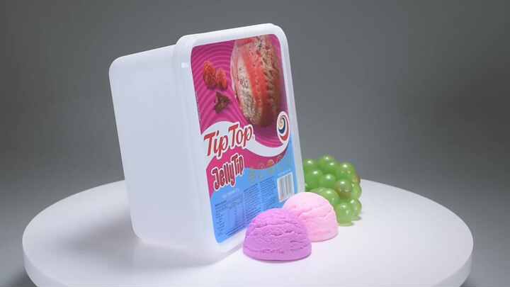 2L Plastic Ice Cream Tubs with Lid - Eco-Friendly & Durable