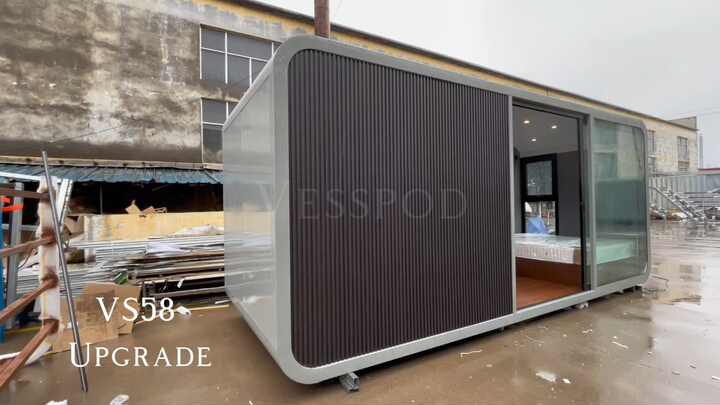 38 M2 Model E7 Space Capsule House With 2 Bedroom/Kitchen/Bathroom ...