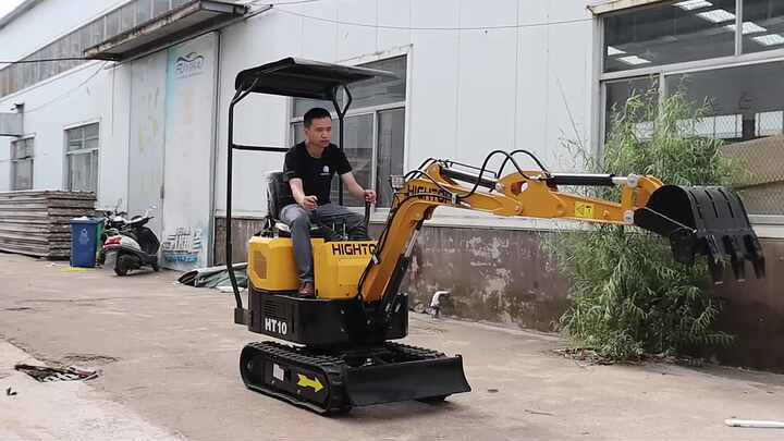 1 Ton Mini Crawler Excavator HT10 for Sale - Durable Hydraulic Small ...