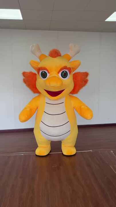 Customized Inflatable Mascot Chinese Loong Plush Animal Dragon Clothing ...