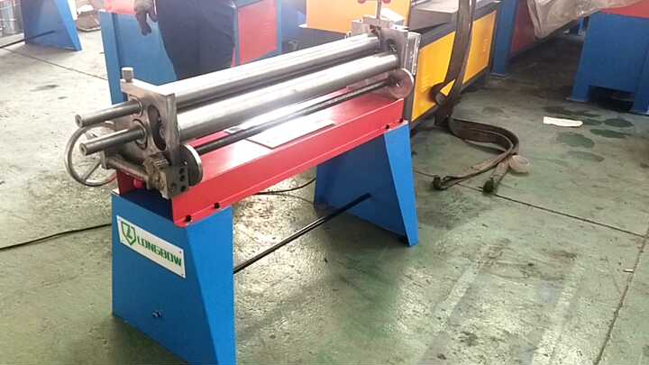3 Rollers Electric Sheet Metal Rolling Machine - Longbow