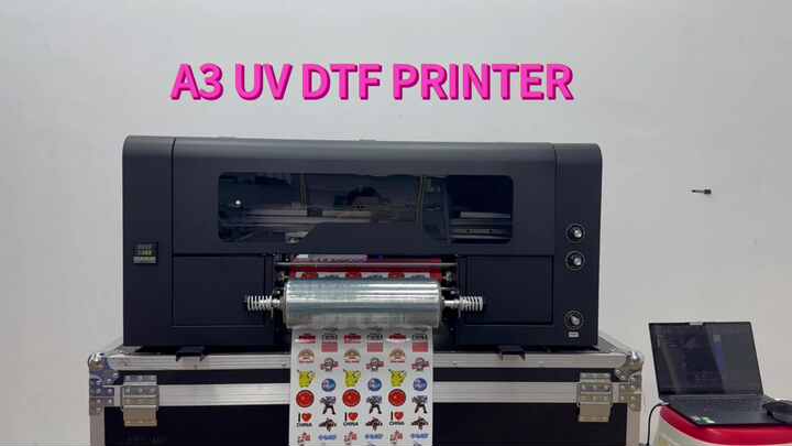 ZUNSUNJET Digital Dual Print Head 33cm Roll to Roll UV DTF Vanish ...