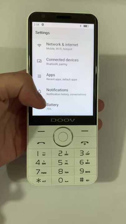 Doov R17 PRO Feature Phone - Dual SIM, Android 12 Touch Screen