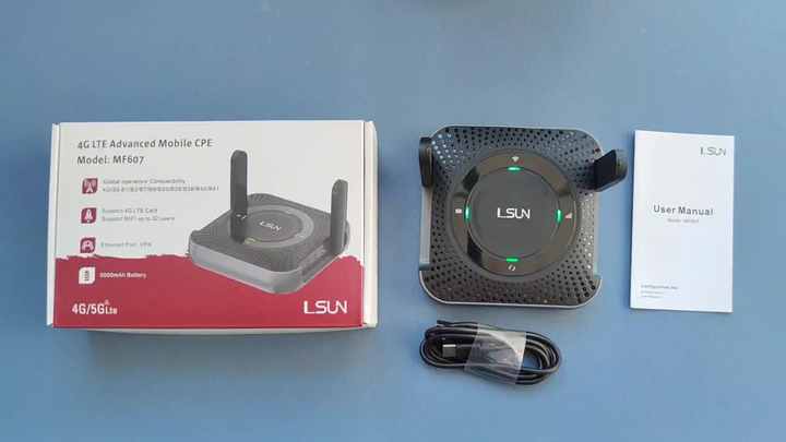 LSUN MF607 - Portable 4G LTE Wifi Hotspot with 5000mah Battery