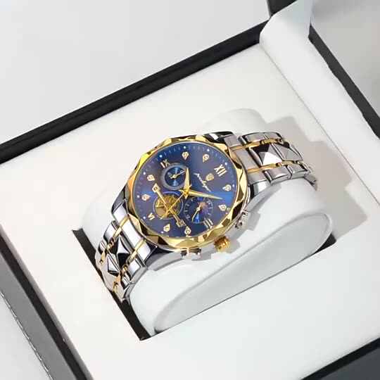 POEDAGAR 996 Luxury Men's Watch - Waterproof Quartz Chronograph