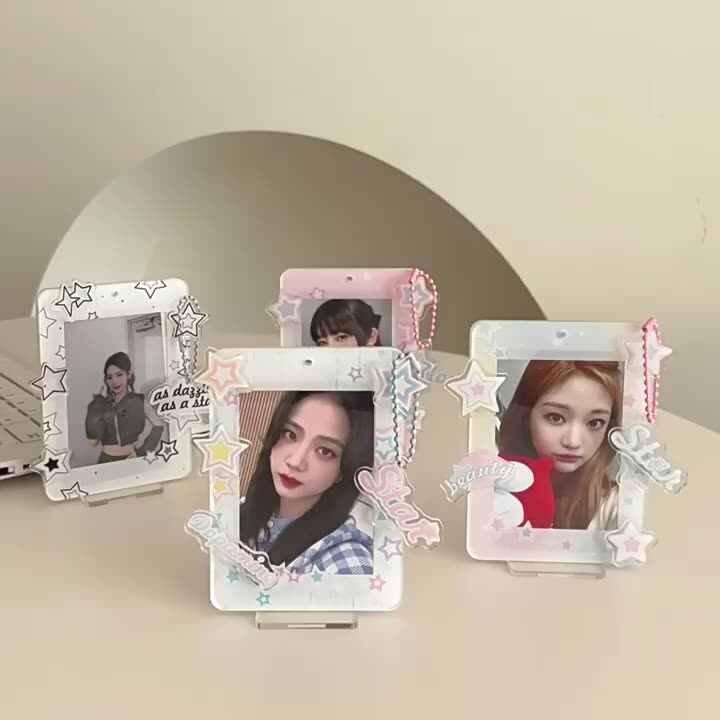 Custom Idol Kpop Holder Photocard Ins Photo Holder Insert Photo Card ...
