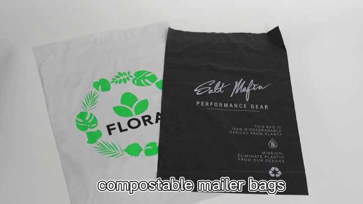Custom Logo Eco Friendly Express Compostable Shipping Bags