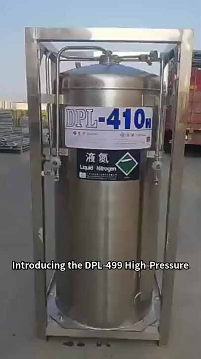 DPL-499 High-Pressure Steel Vertical Cryogenic Liquid Oxygen Dewar Tank ...