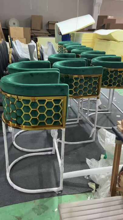 Wholesale High Bar Chair U-Shaped Honeycomb Back Design